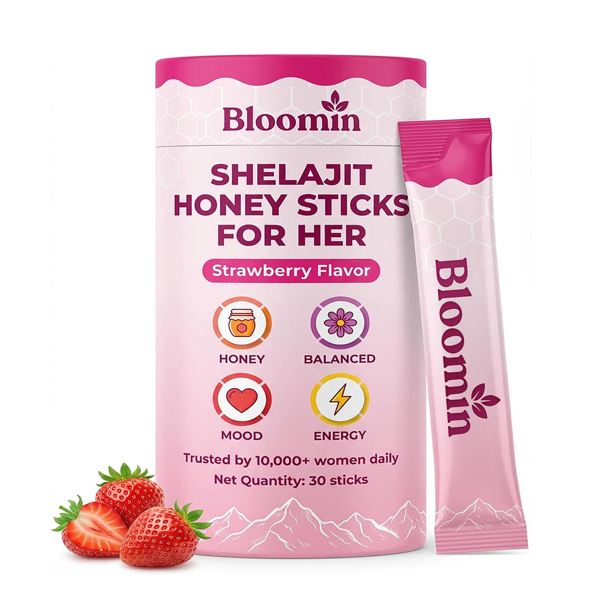 Bloomin honey sticks with Shilajit