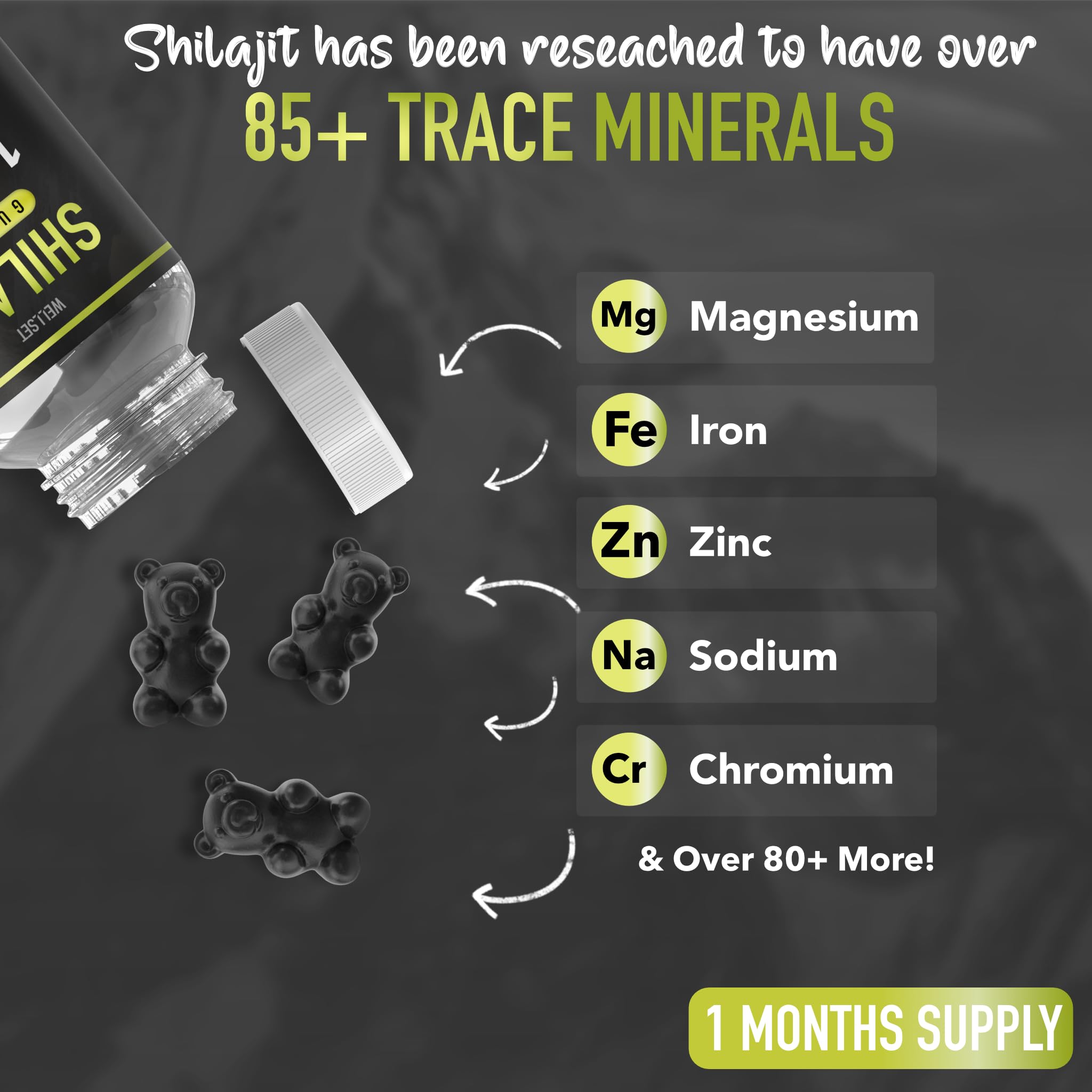 Bloomin shilajit gummies for daily vitality