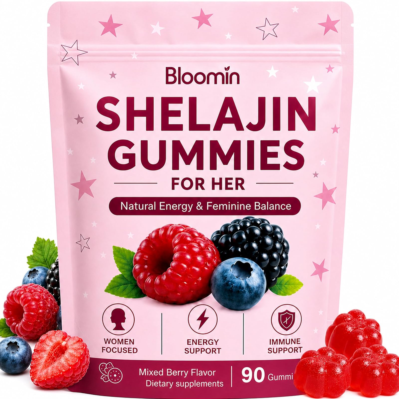 Bloomin Shilajit gummies for energy