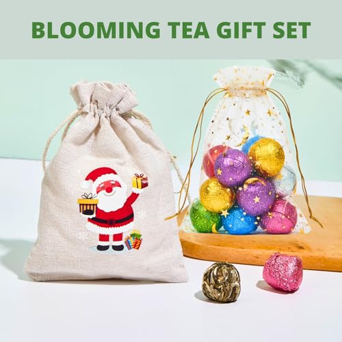 blooming flower tea balls