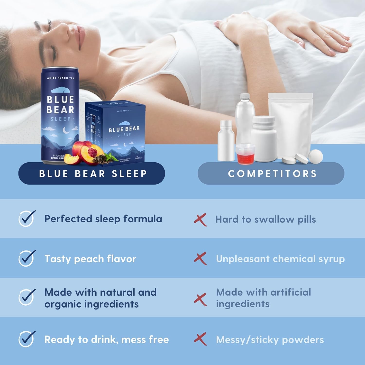 Blue Bear sleep support drink pack