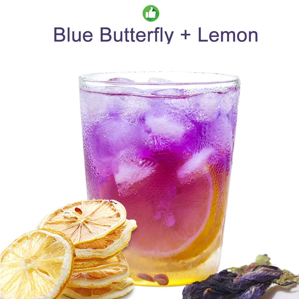 Blue Butterfly Pea Tea vibrant colour