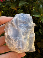 blue calcite rough natural stones