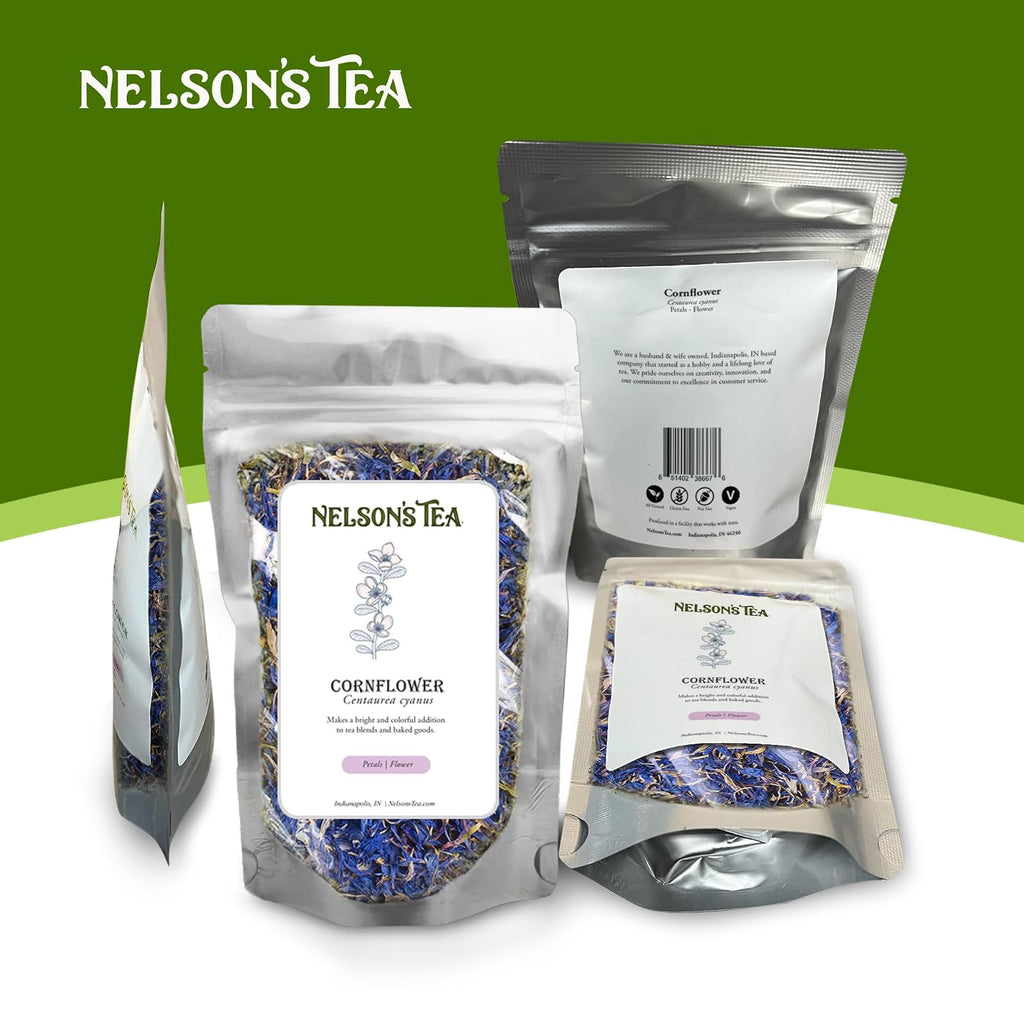 blue cornflower petal tea benefits