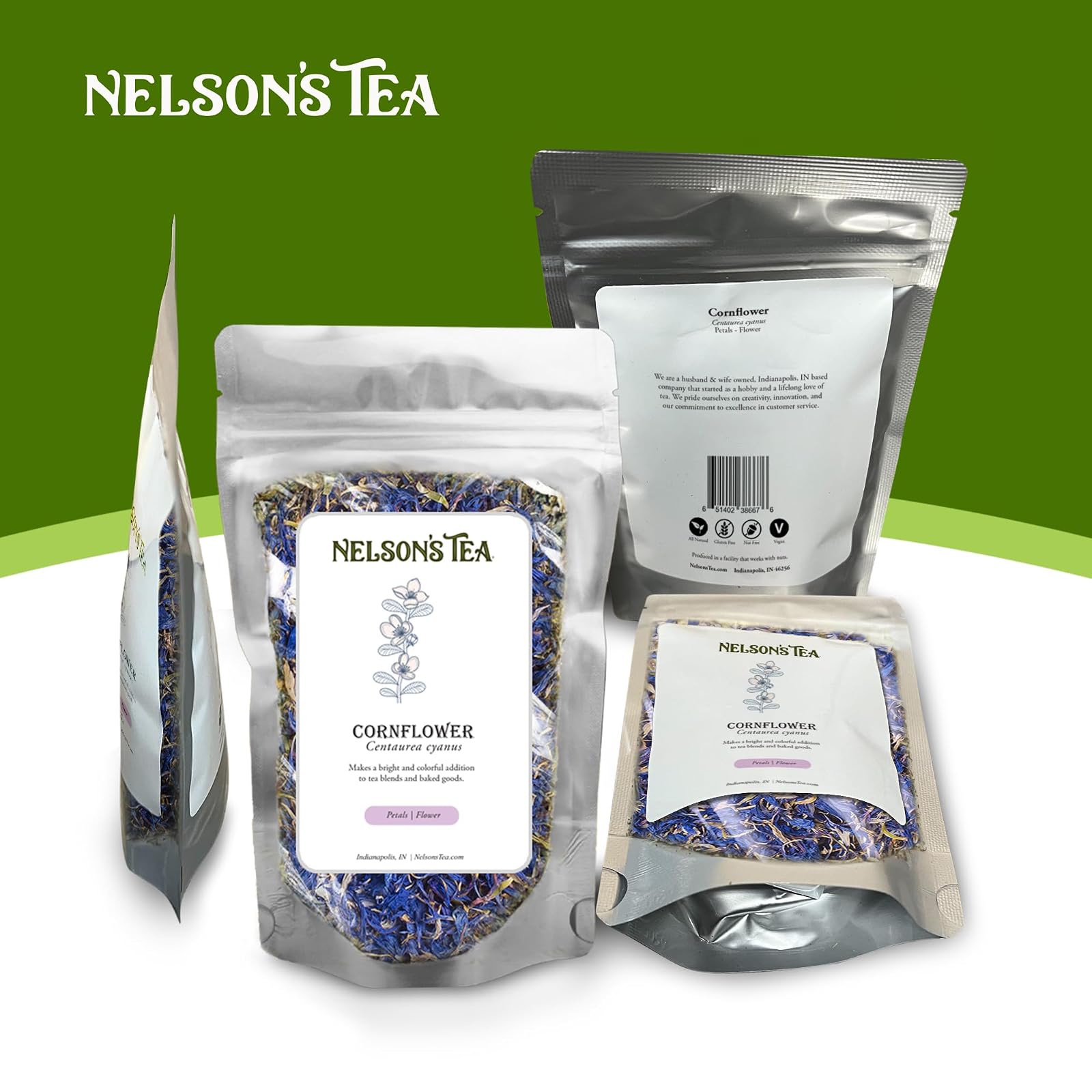 blue cornflower petal tea benefits