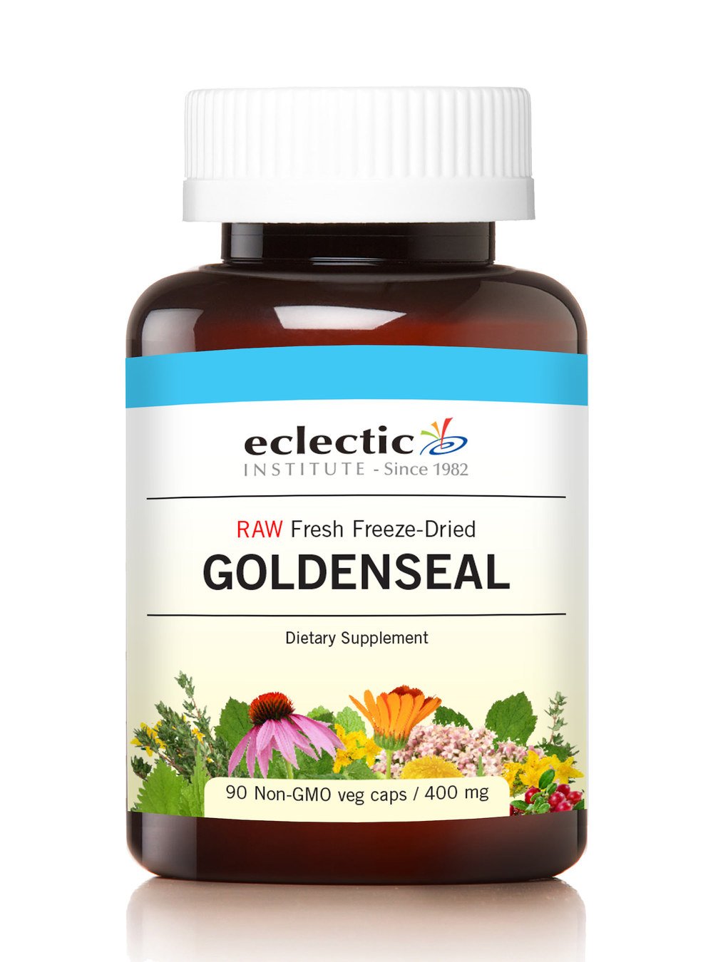 blue glass jar goldenseal storage