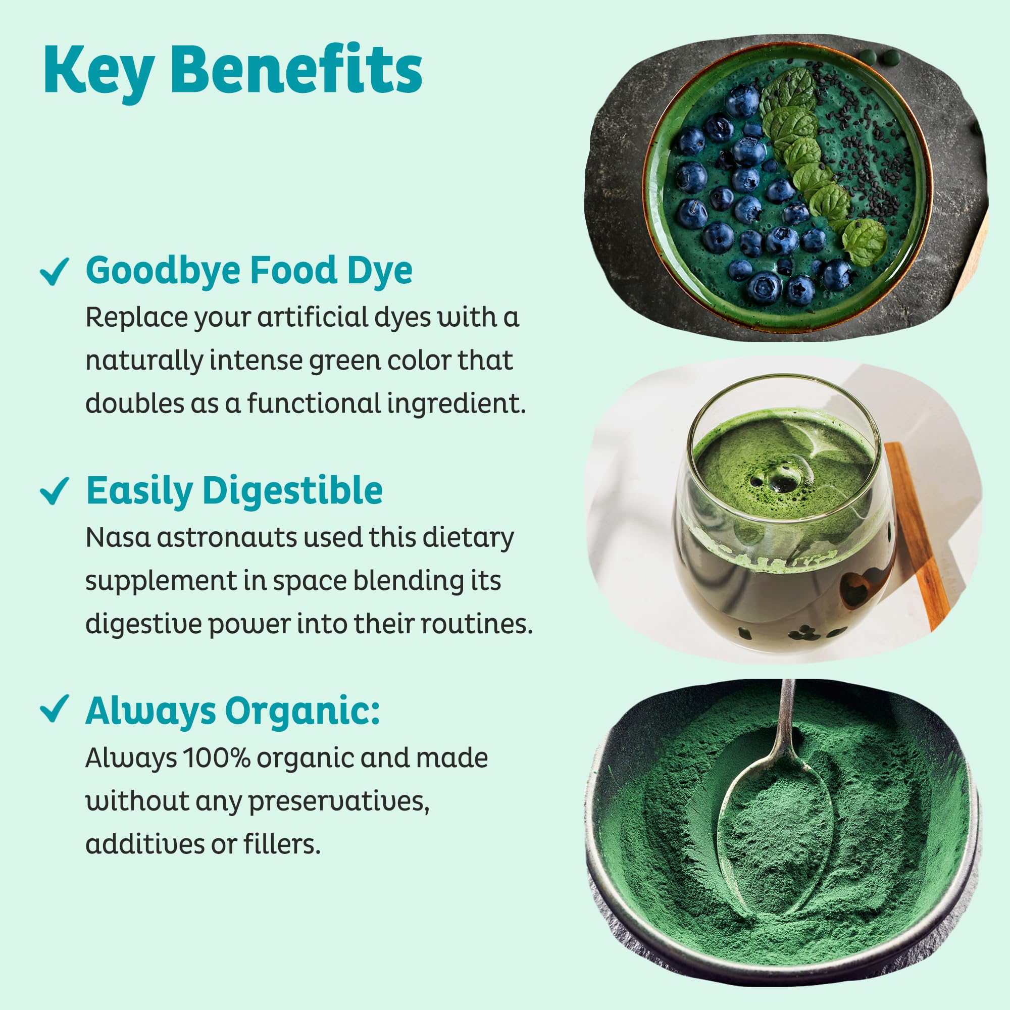 blue green algae spirulina for detox