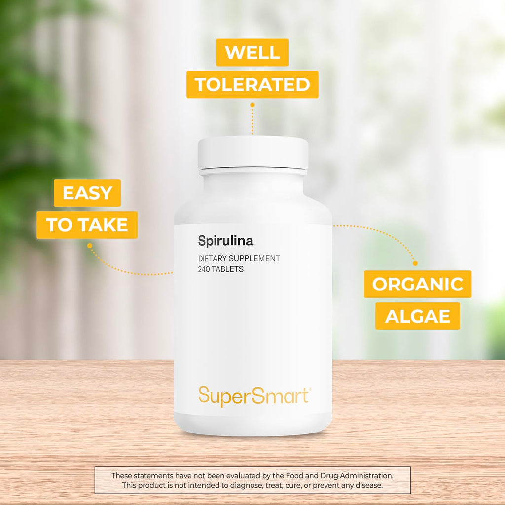 Blue green algae spirulina tablets