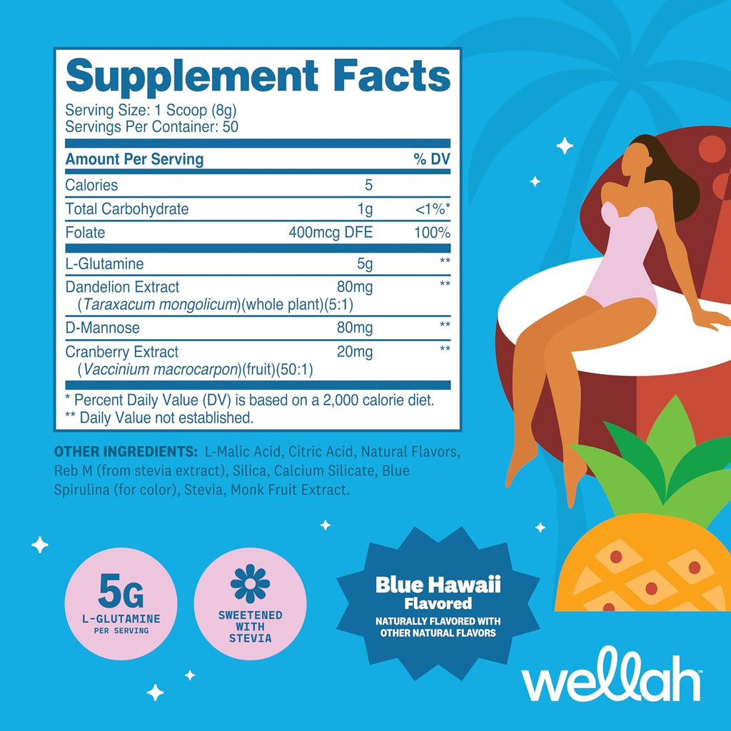 Blue Hawaii l-glutamine supplement benefits