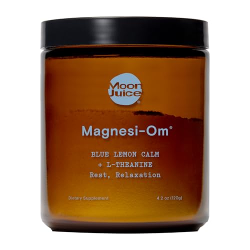 Blue lemon magnesium supplement for stress relief