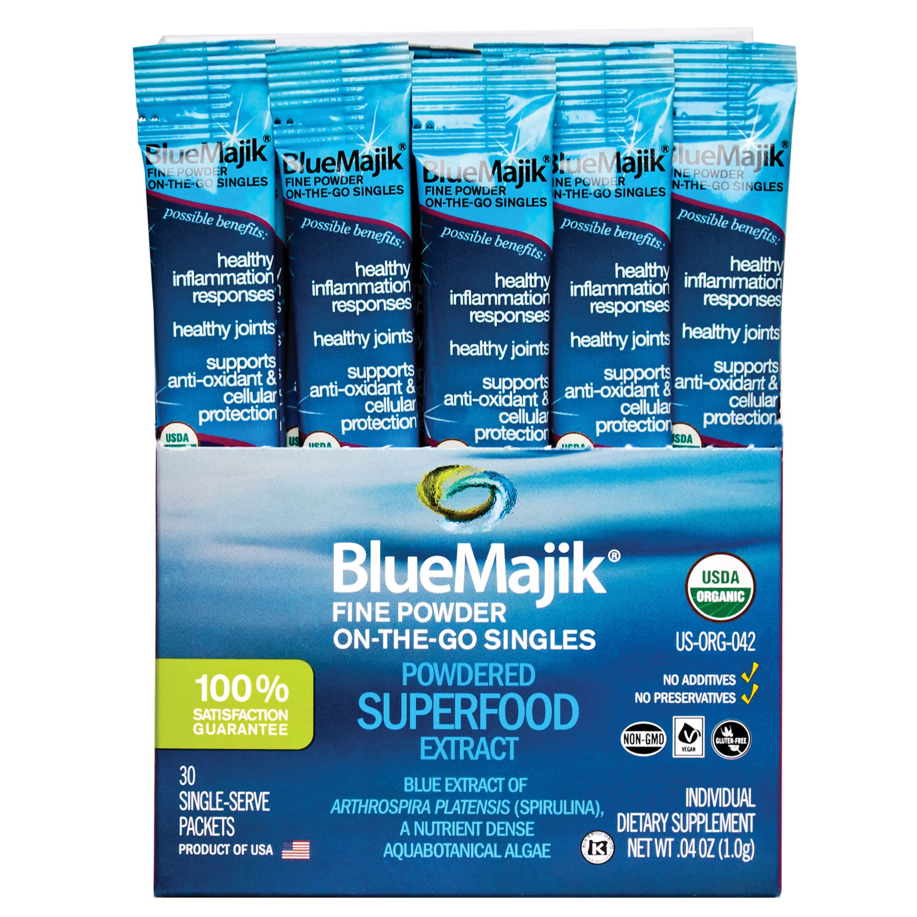 Blue Majik convenient drink mix singles