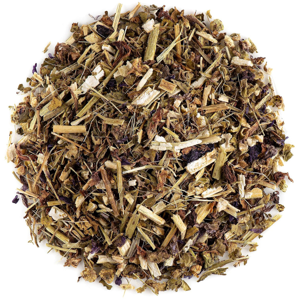 blue mallow herbal tea flowers