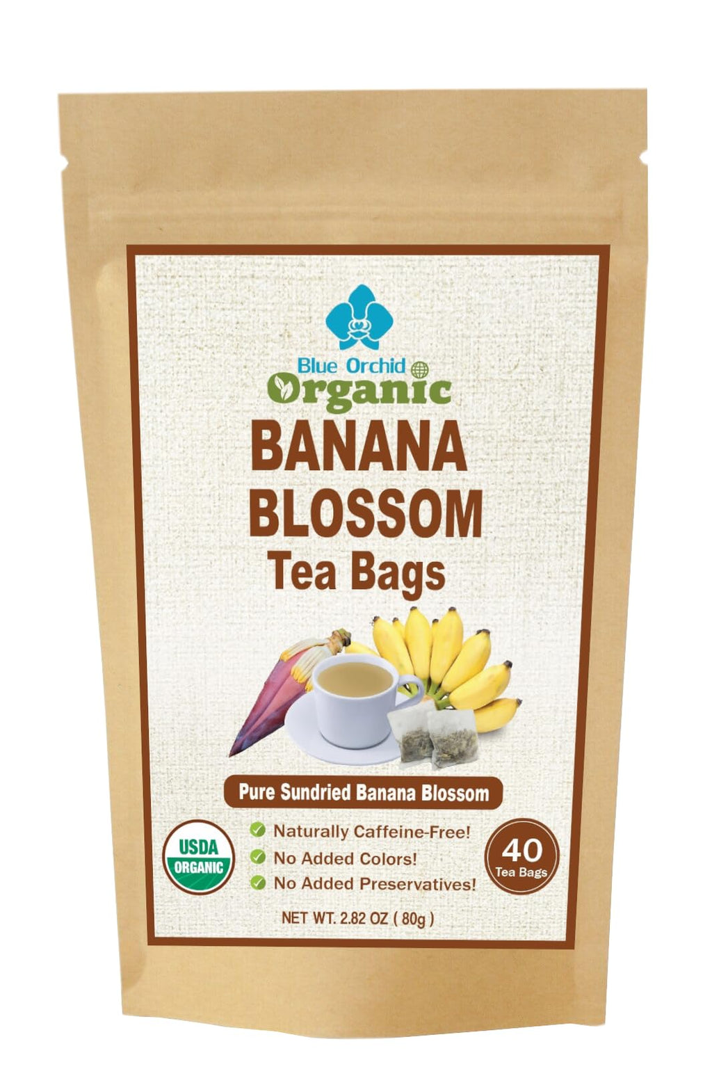 Blue Orchid Banana Blossom Tea bags