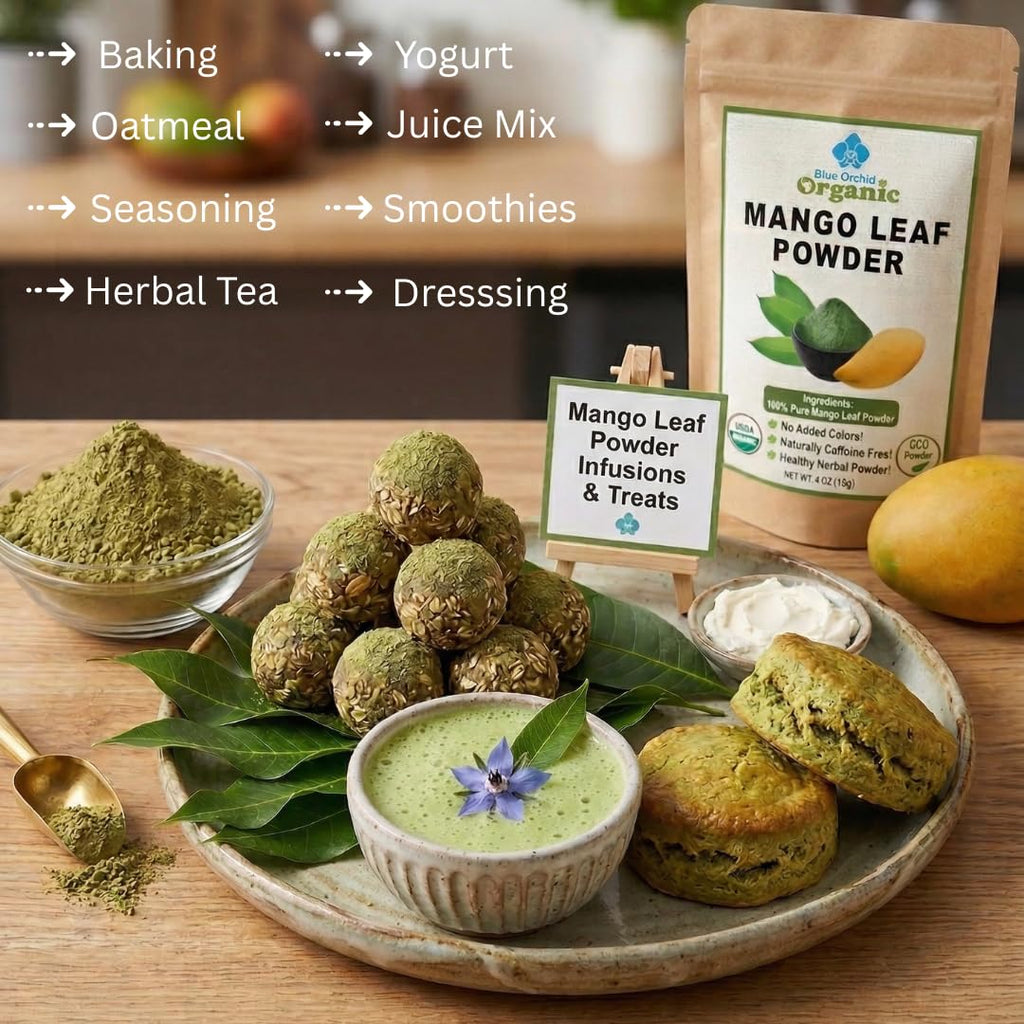 Blue Orchid organic herbal tea