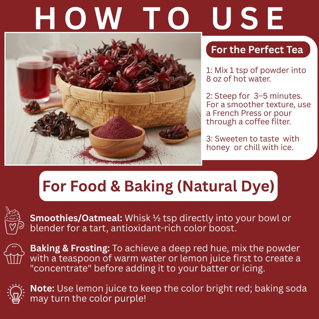 Blue Orchid organic hibiscus uses
