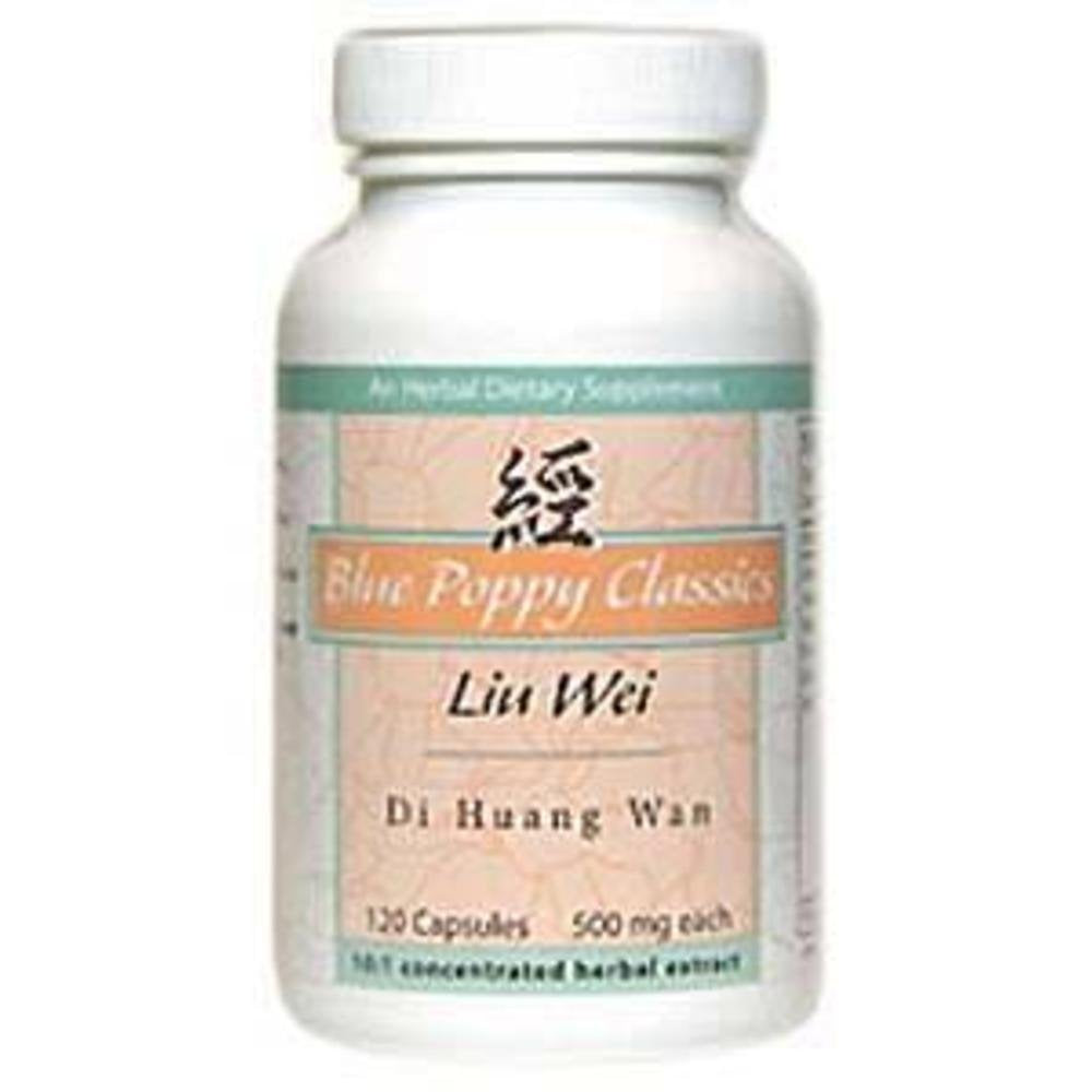 Blue Poppy Liu Wei Di Huang Wan capsules for vitality
