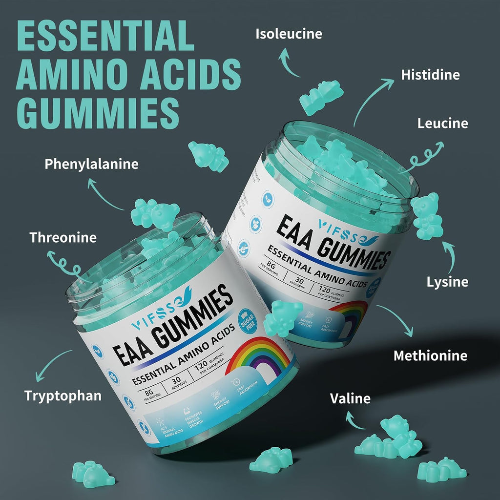 Blue raspberry amino acid supplement