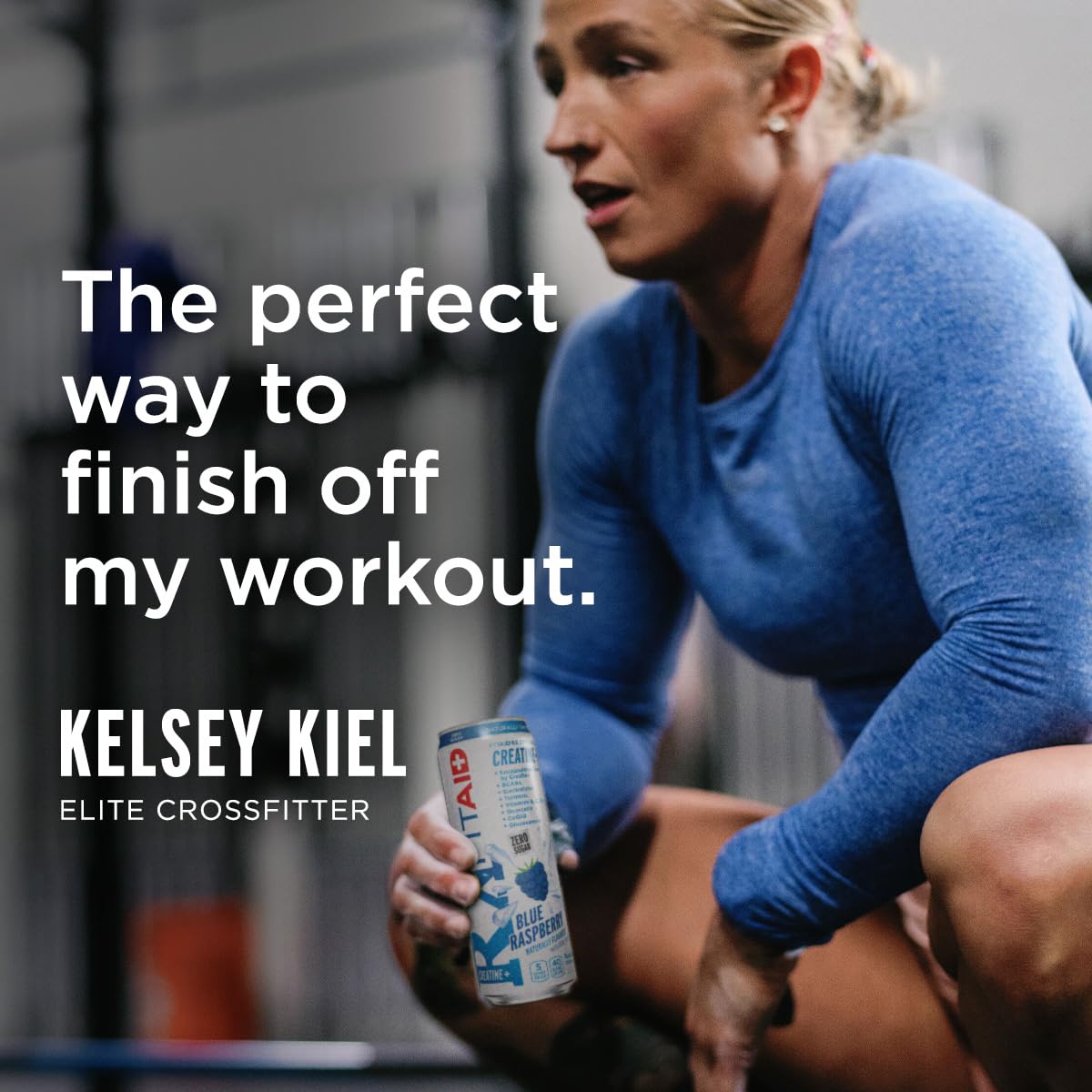 Blue raspberry creatine drink flavour