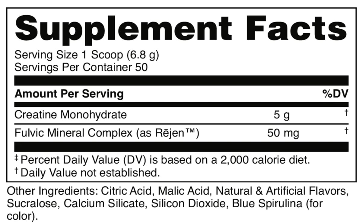 blue raspberry creatine for energy