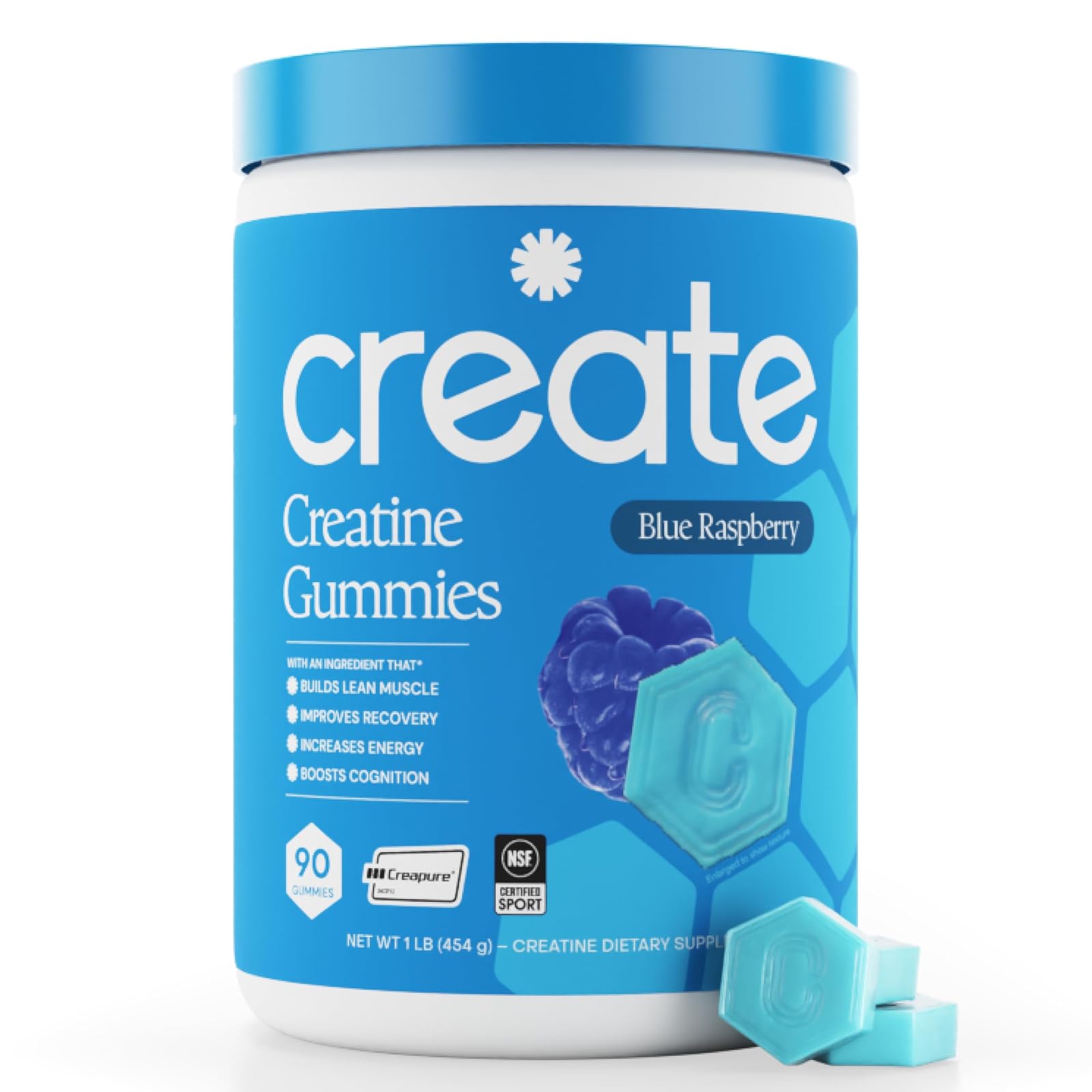 blue raspberry creatine gummies