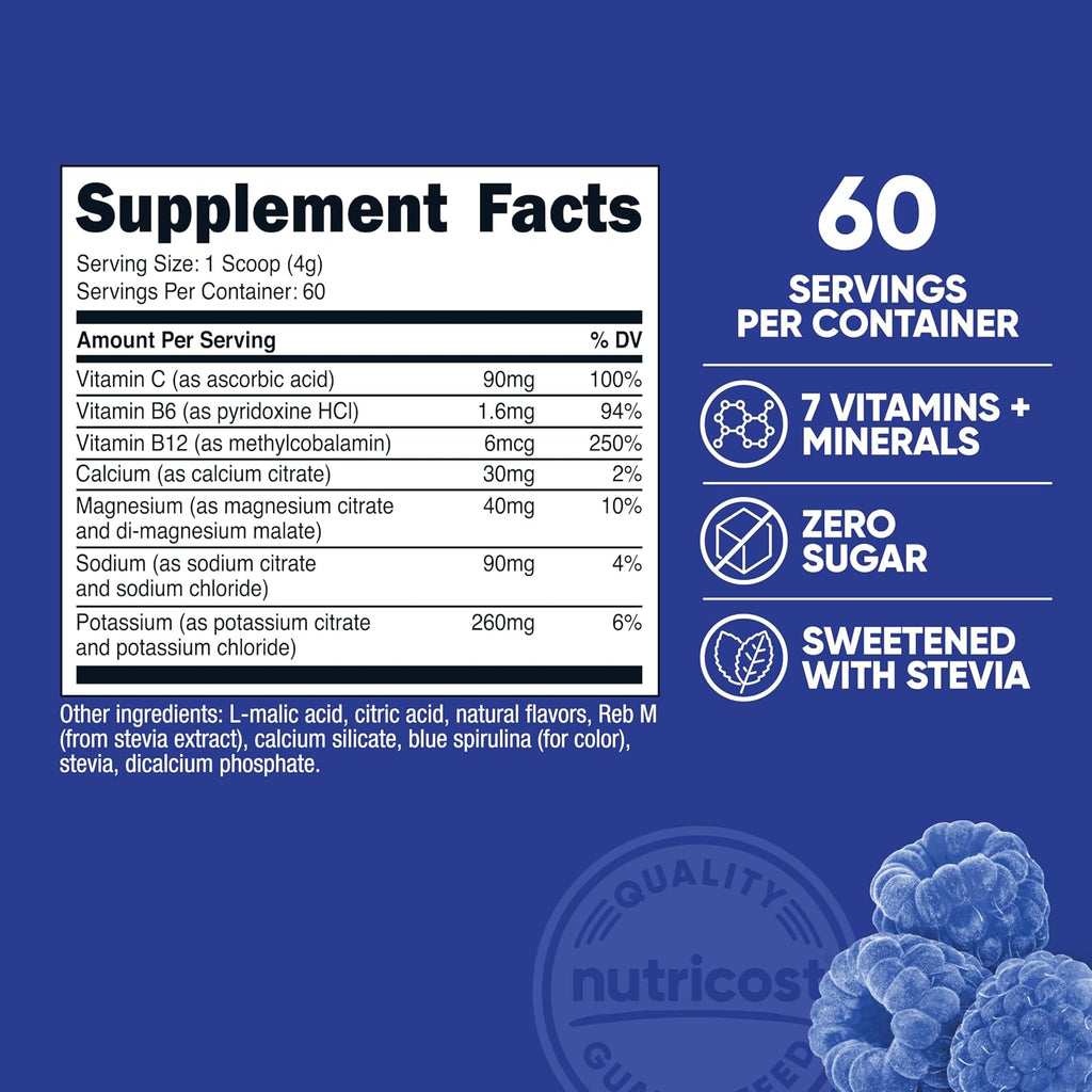 Blue raspberry electrolyte complex benefits
