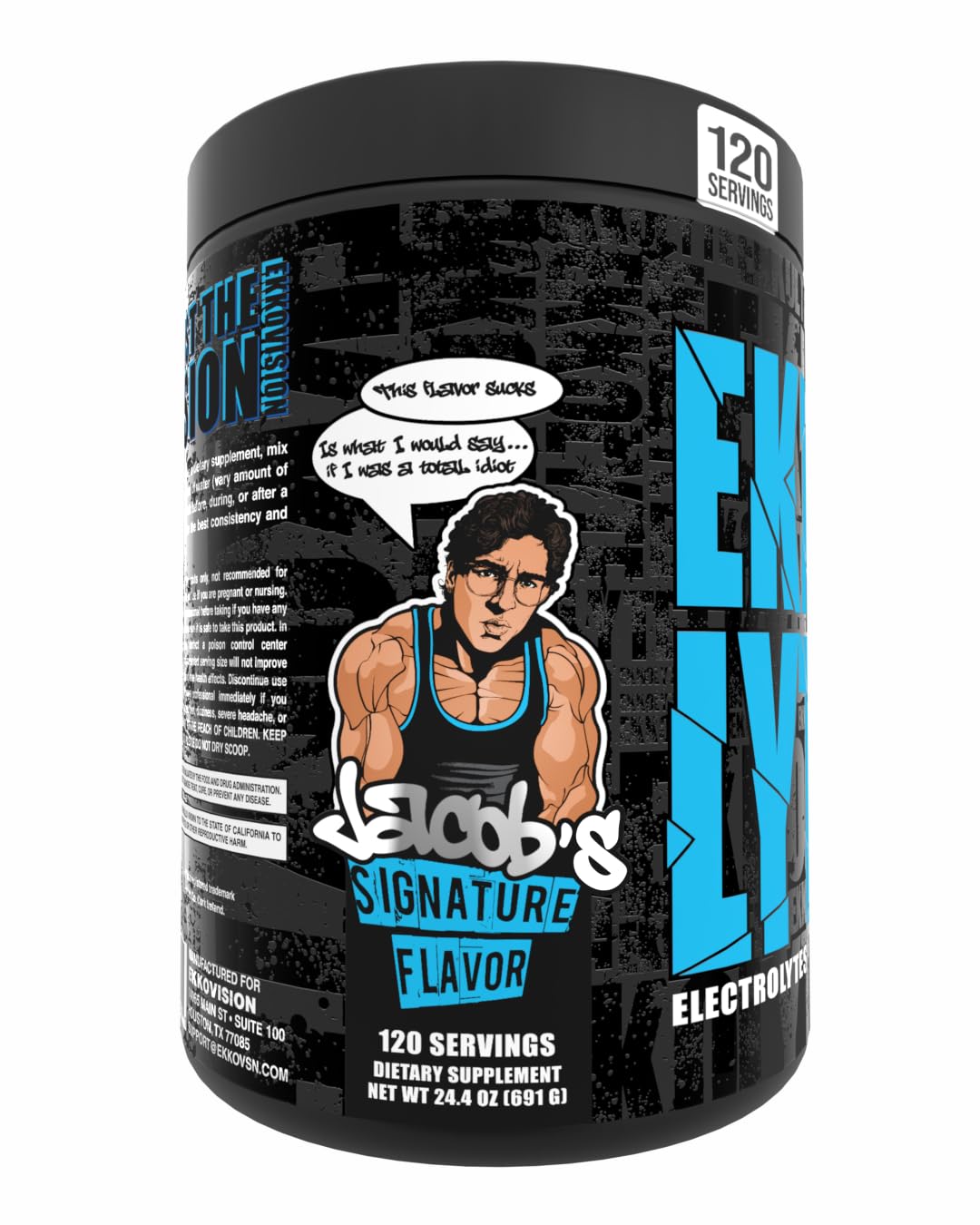 Blue raspberry electrolyte drink mix