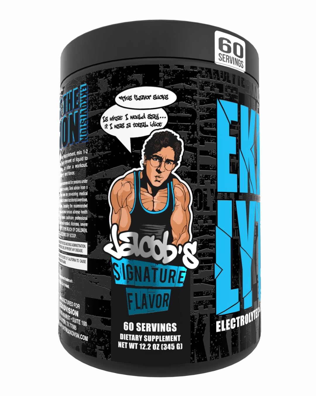 Blue raspberry electrolyte drink mix
