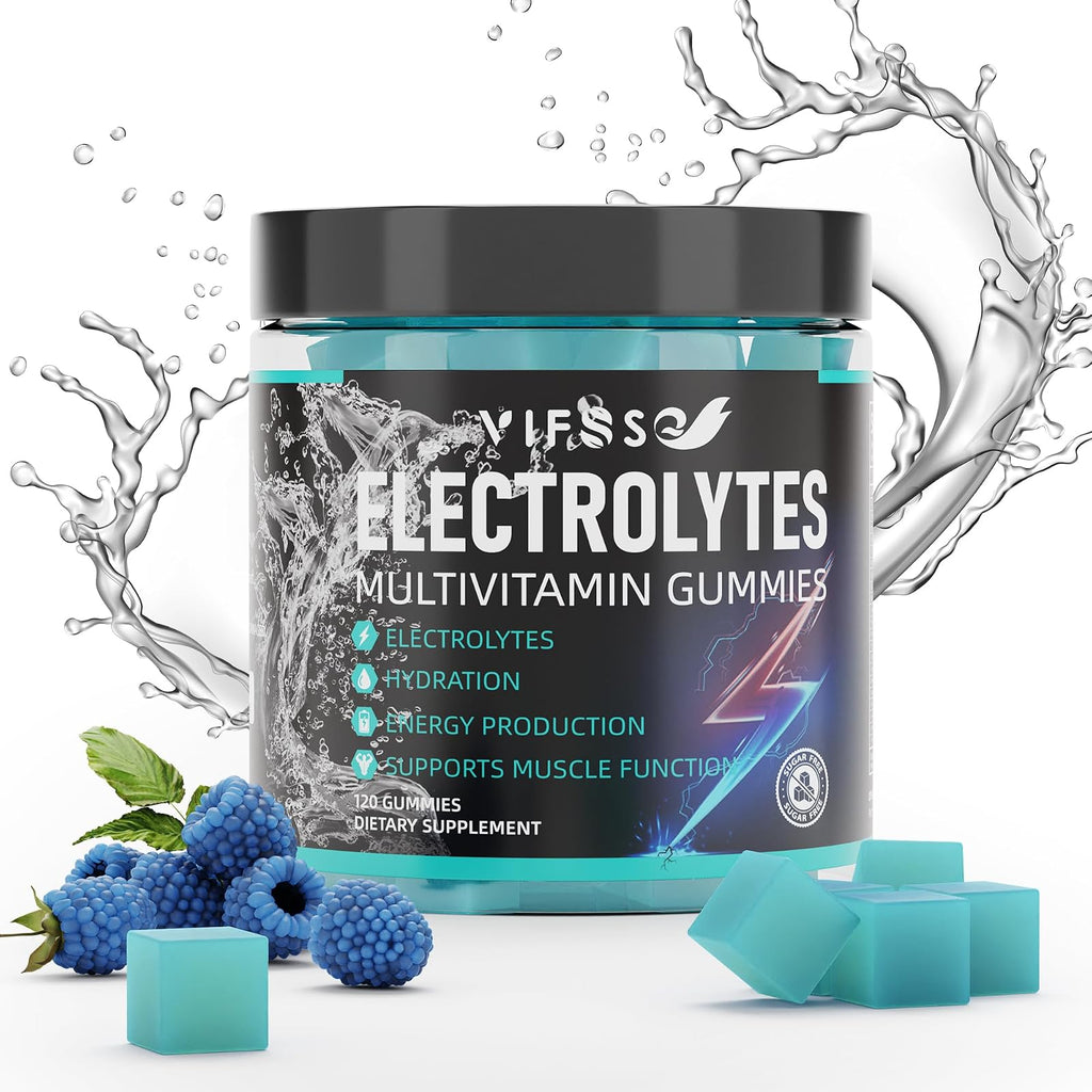 blue raspberry electrolyte gummies