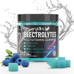 blue raspberry electrolyte gummies