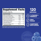 Blue raspberry electrolyte powder for hydration