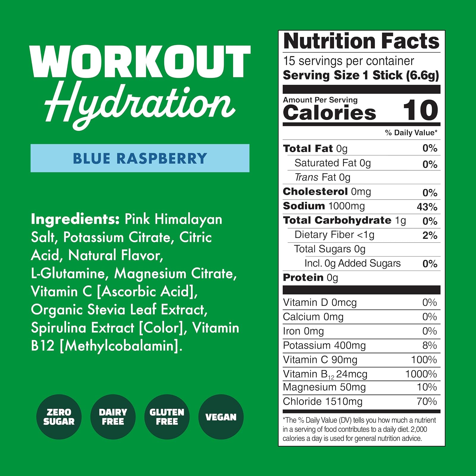 blue raspberry electrolytes for energy boost