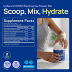 Blue raspberry electrolytes for hydration