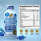 Blue Raspberry energy boost drink