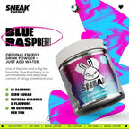 Blue raspberry energy drink mix