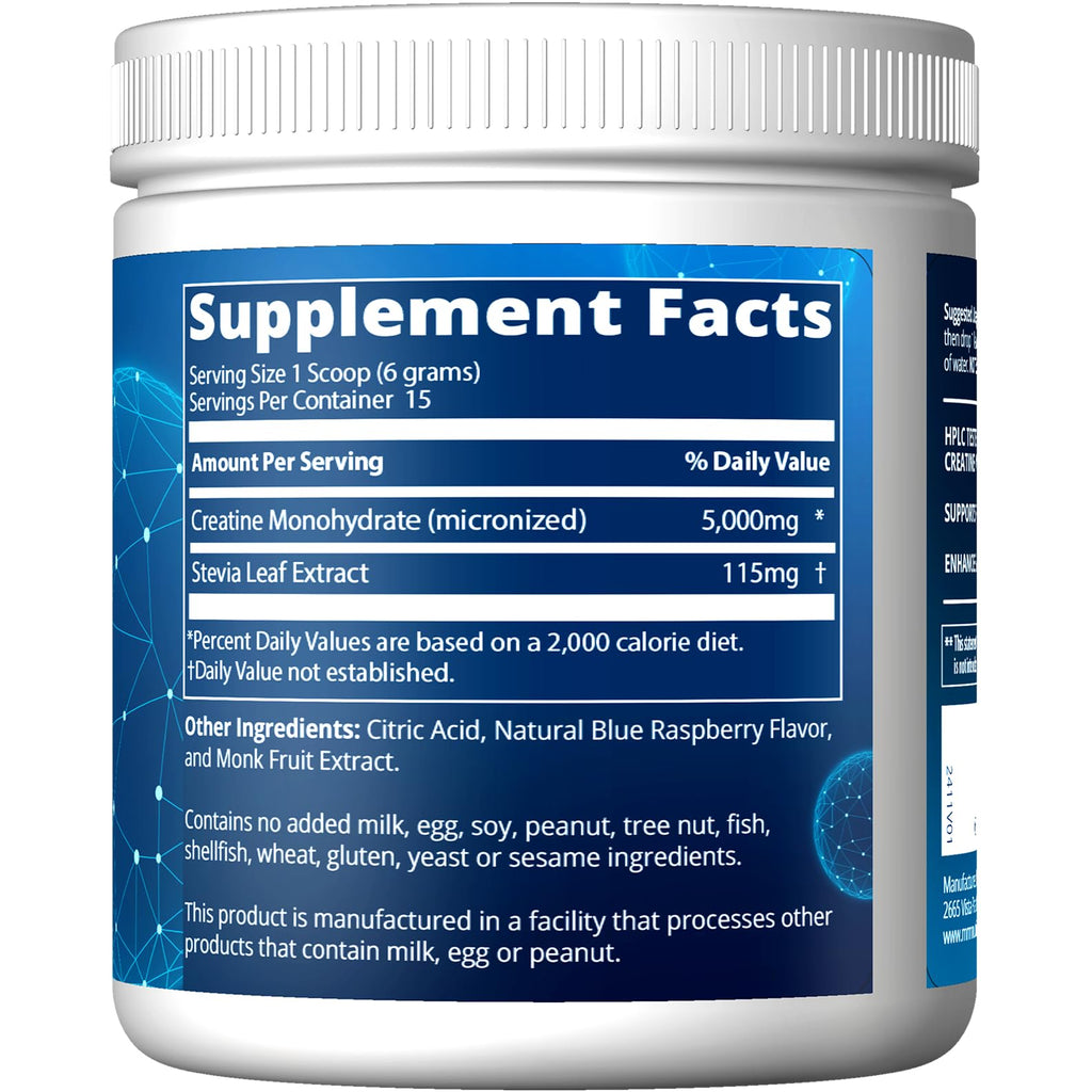 blue raspberry flavored creatine