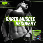 Blue raspberry flavour BCAA supplement