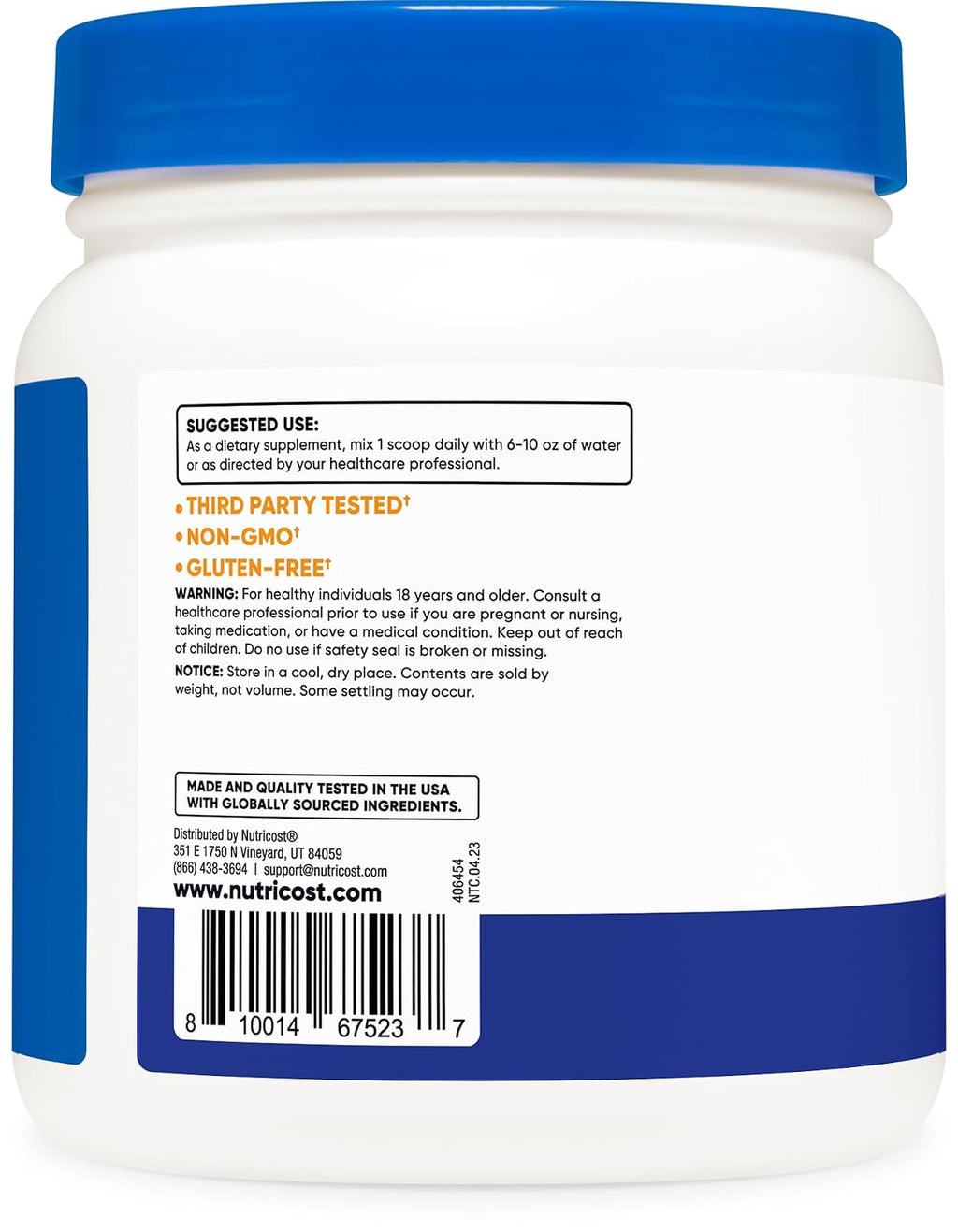 Blue Raspberry L-Glutamine for endurance