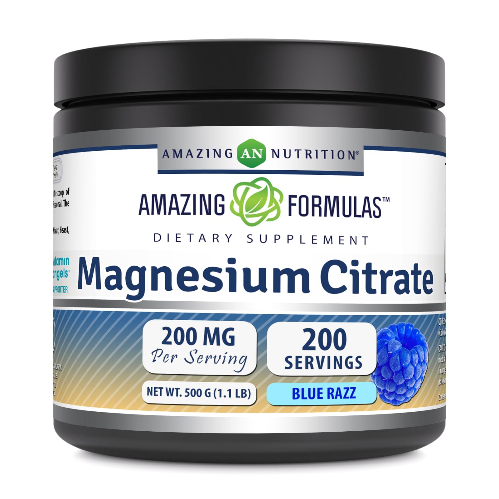 blue raspberry magnesium powder supplement