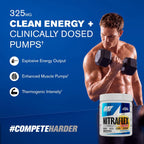 Blue raspberry pre-workout energy