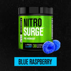 Blue raspberry pre-workout for endurance