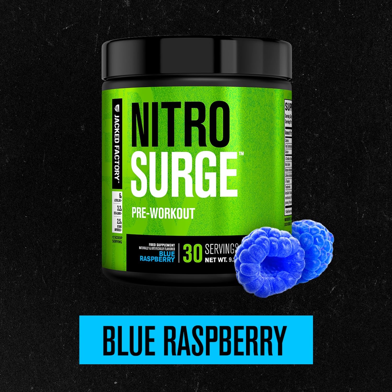 Blue raspberry pre-workout for endurance