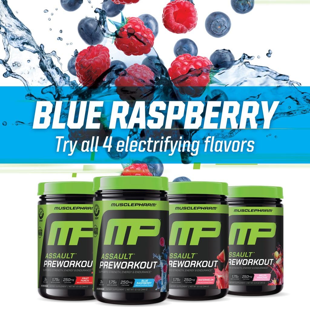 Blue Raspberry pre-workout for focus