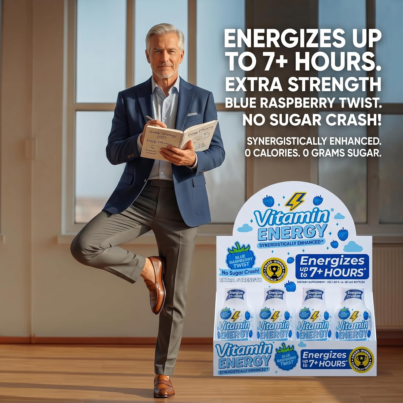 Blue Raspberry twist energy flavour