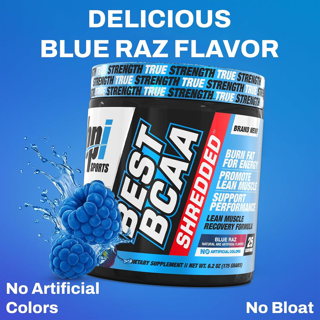 Blue Raz BCAA for workout energy