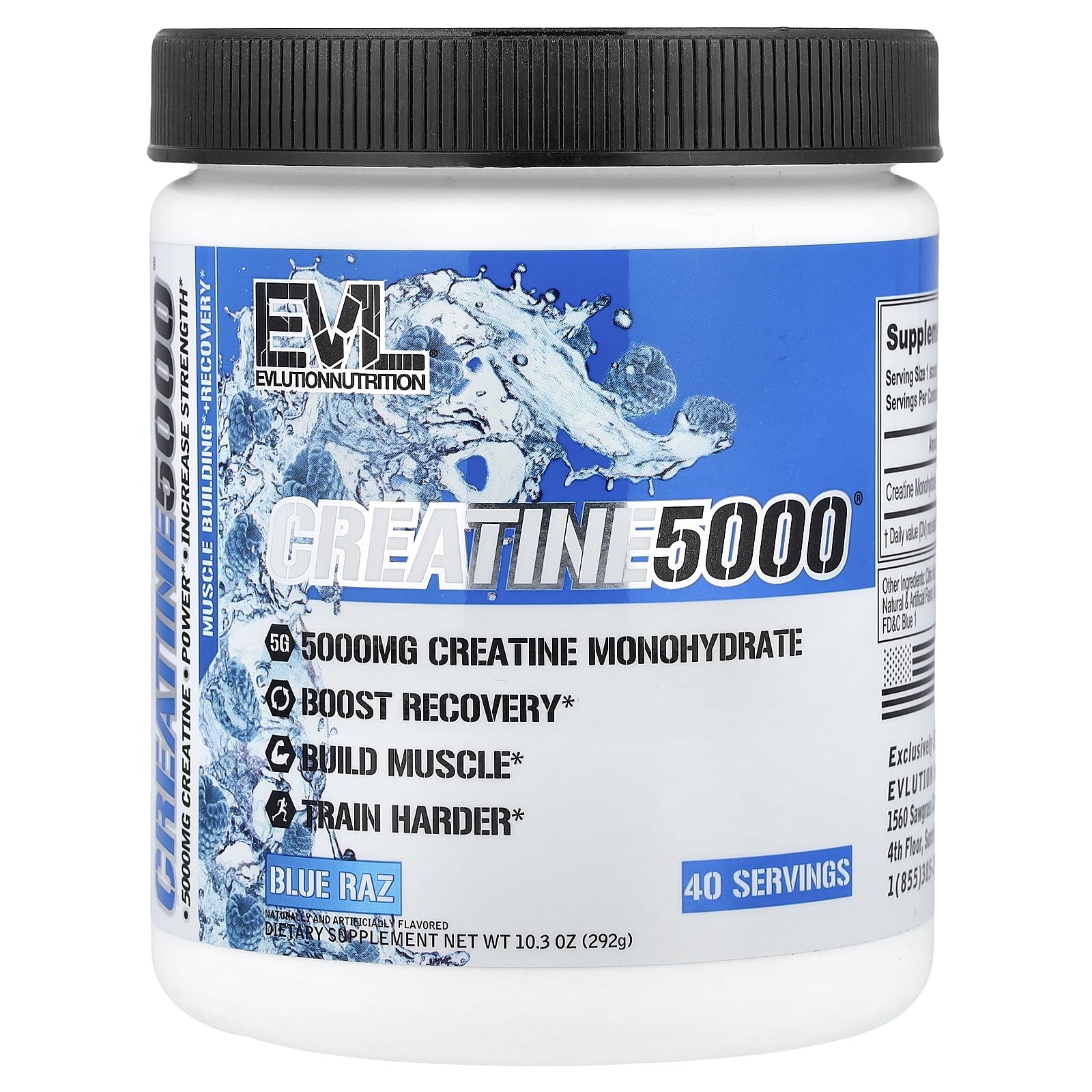 Blue Raz creatine for enhanced performance