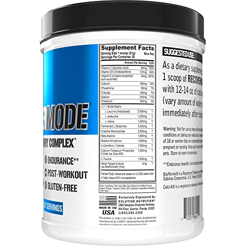 Blue Raz flavour amino acid supplement