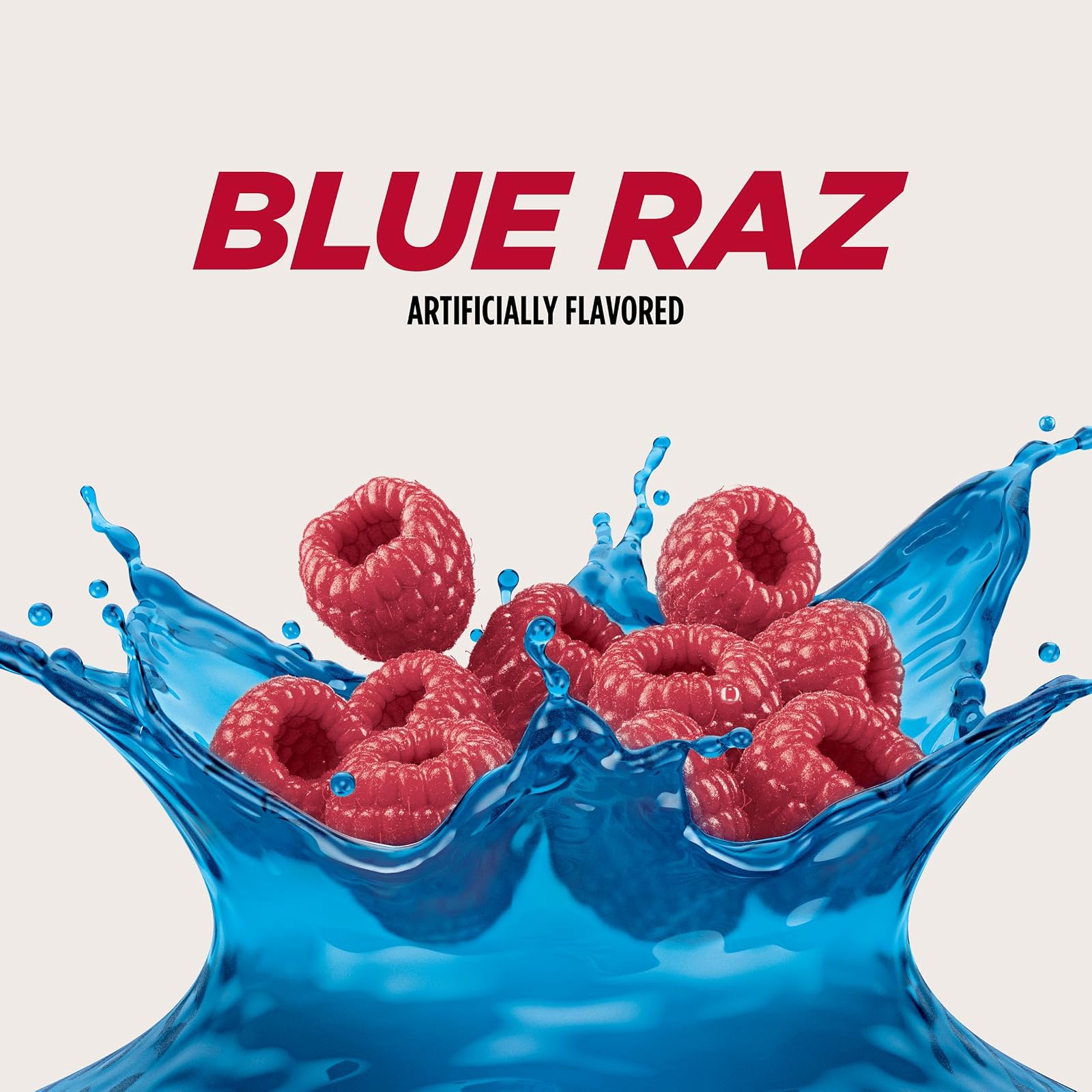 Blue Raz flavour pre workout energy