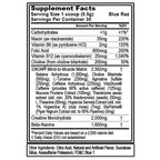 Blue Raz pre-workout with creatine