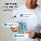 Blue Razz electrolyte drink mix packets
