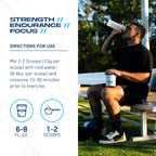 blue razz flavour pre-workout supplement